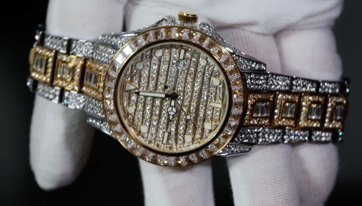 Iced Out Watch | Iced Watch | Mens Iced Out Watch | Hip Hop Watch | Ba ...